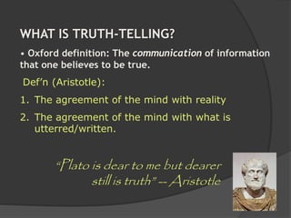 Media Ethics: Truth-telling | PDF
