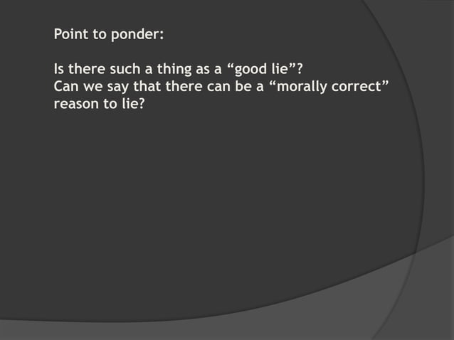 Media Ethics: Truth-telling | PPT