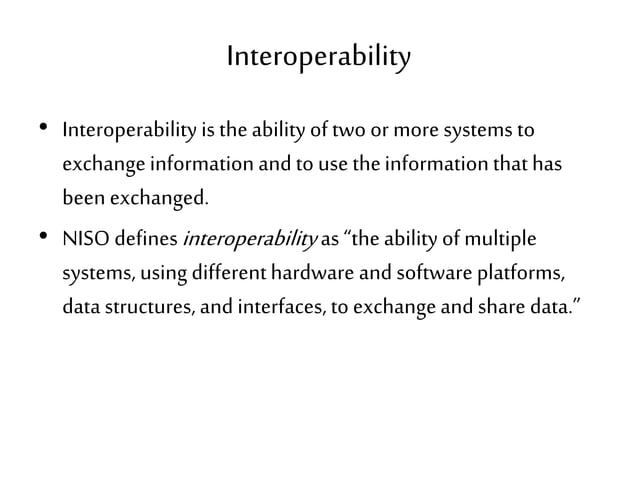 Interoperability in Digital Libraries | PPTX