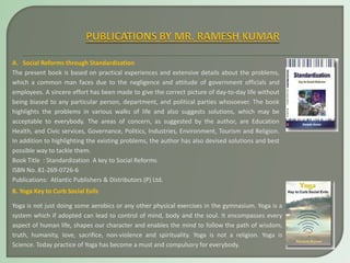 Ramesh Kumar Introduction | PPSX