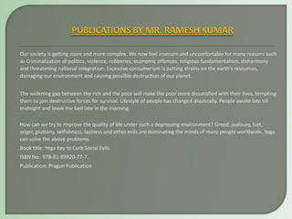 Ramesh Kumar Introduction | PPT