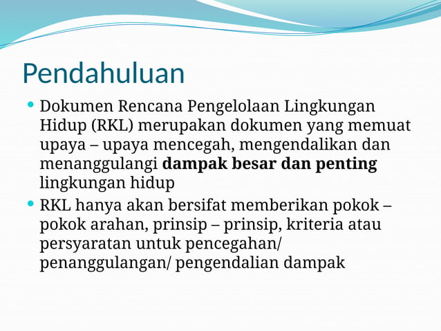 Rencana Pengelolaan lingkungan kajian amdal | PPT