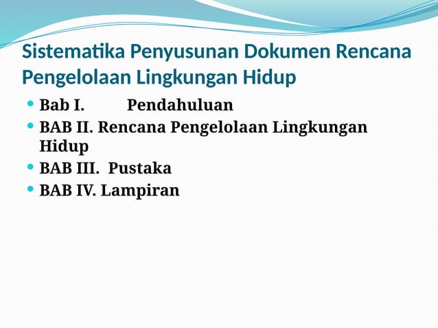 Rencana Pengelolaan lingkungan kajian amdal | PPT