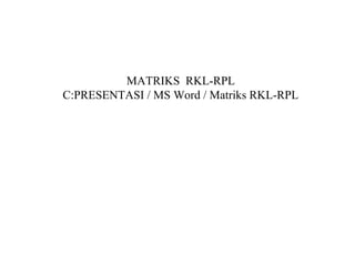 Rkl rpl | PPT