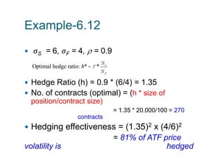 Rkm chapter 06 hedging strategies using futures | PPTX