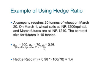 Rkm chapter 06 hedging strategies using futures | PPTX