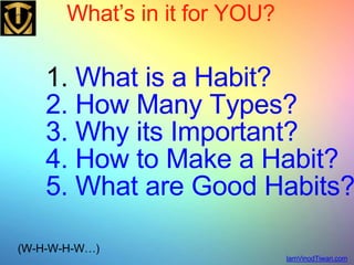 Good Habits for Students | PPT