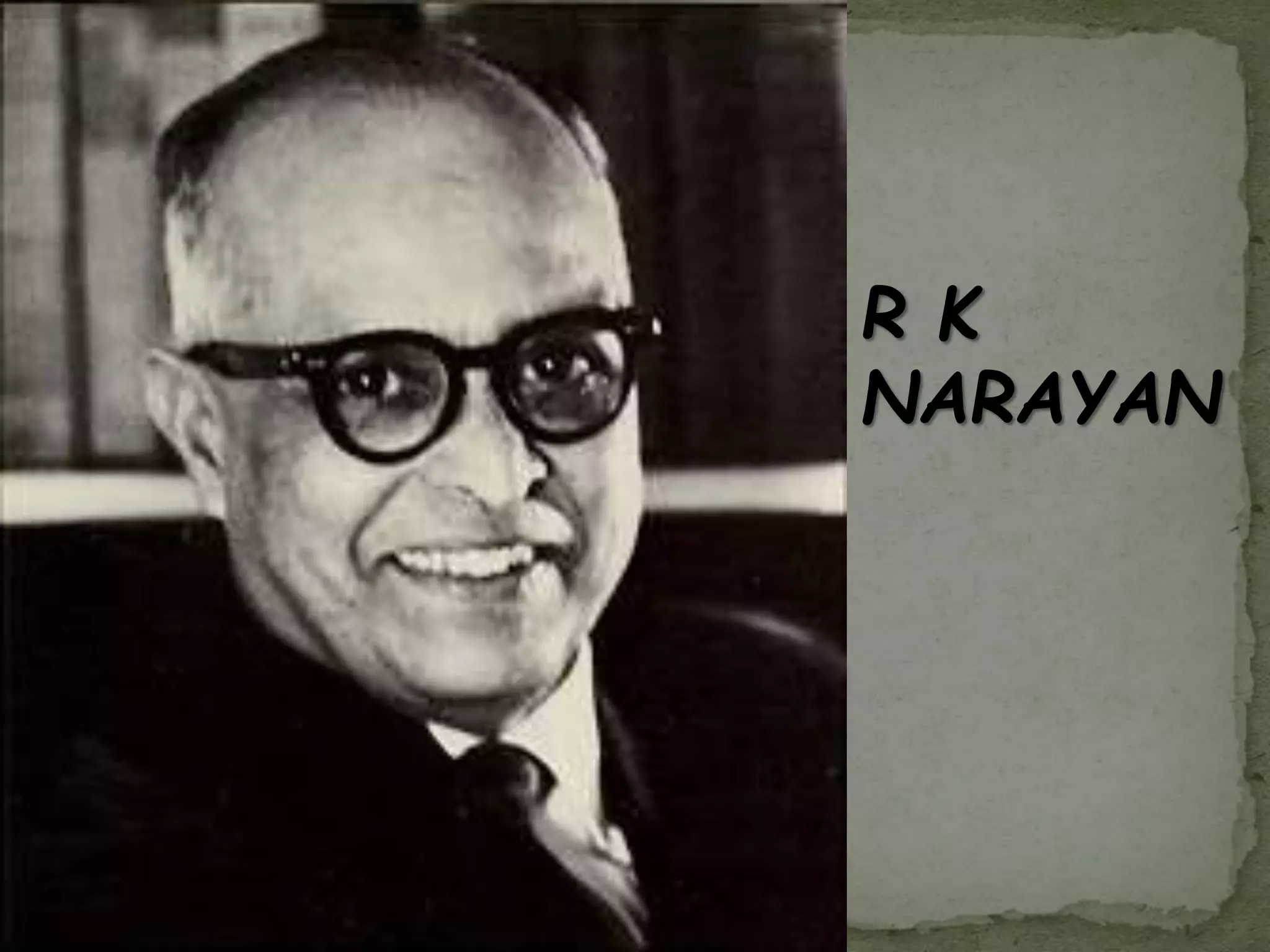 R k narayan | PPTX