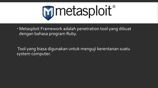 Basic Metasploit | PPT