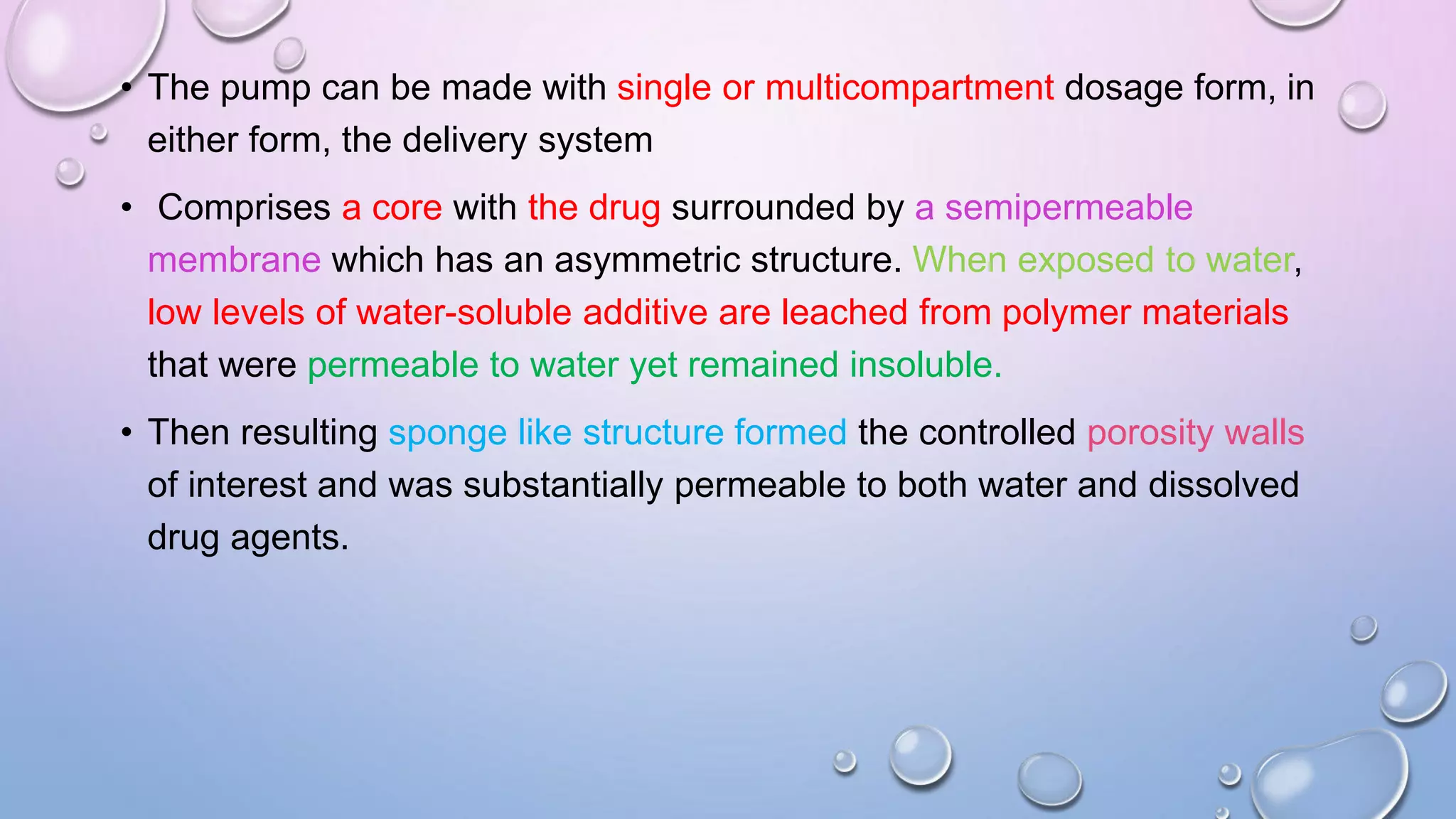 osmotic pump | PPTX