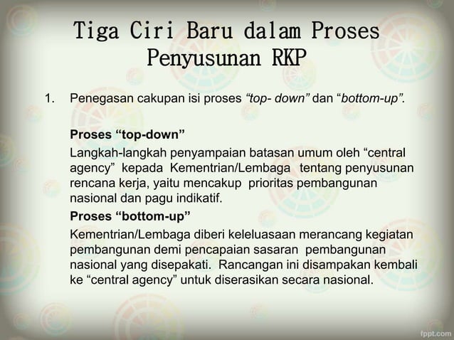 Rencana Kerja Pemerintah | PPTX