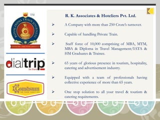 Rajeev Mittal's RK Associates & Hoteliers Pvt. Ltd. | PDF