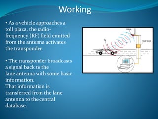 Automatic Toll Collection | PPTX