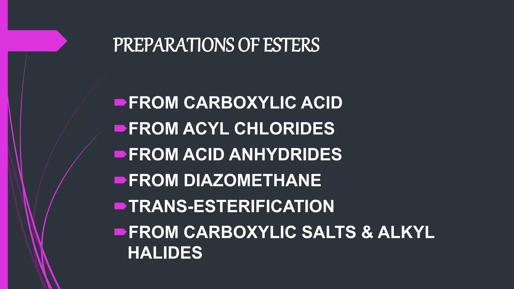 Carboxylic acids and ester | PPTX | Chemistry | Science
