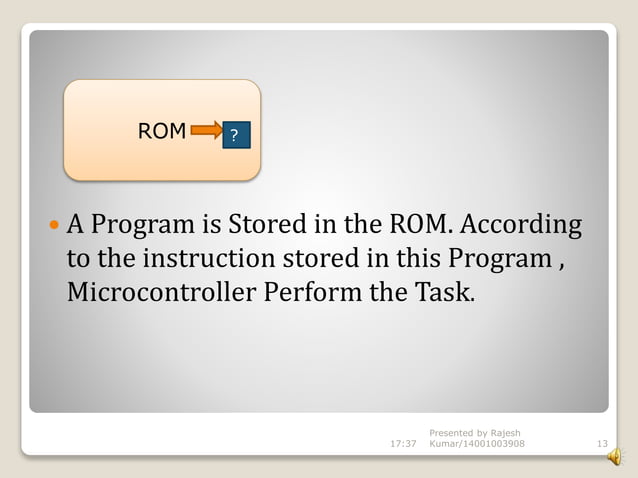 Embedded and Robotics System | PPT