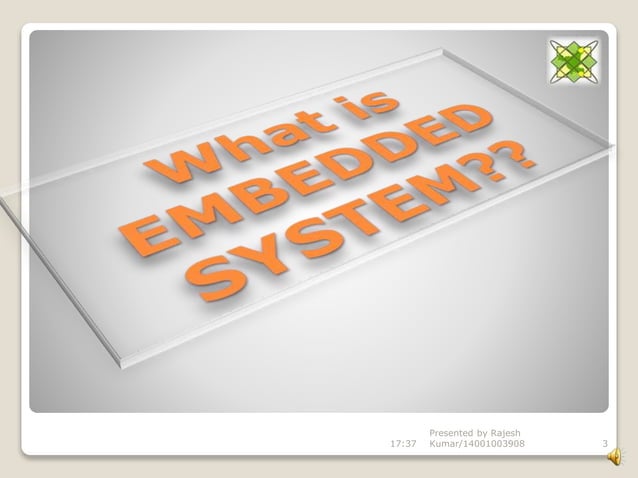 Embedded and Robotics System | PPT