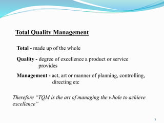 Total quality management | PPTX