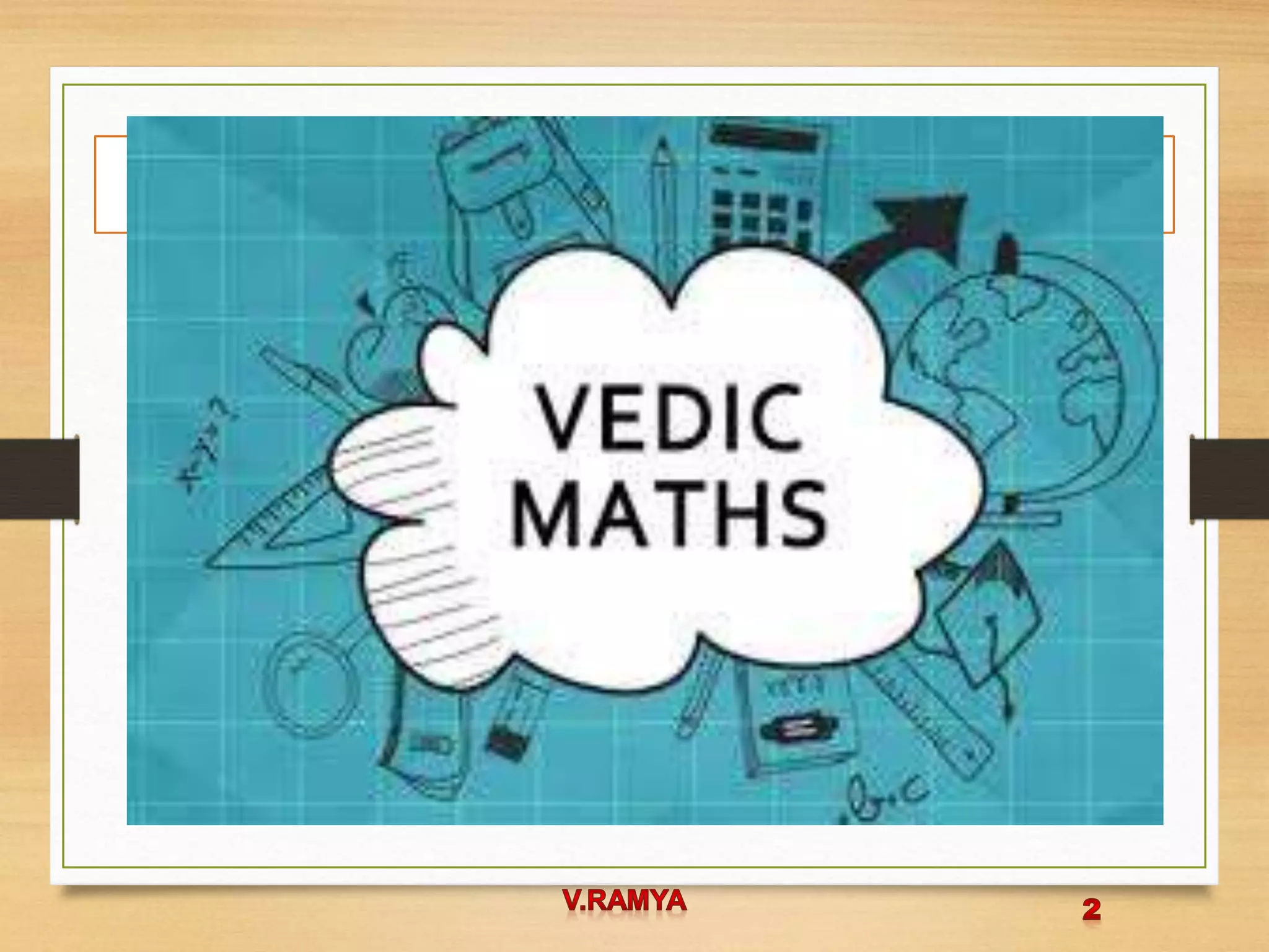 vedic maths | PPTX