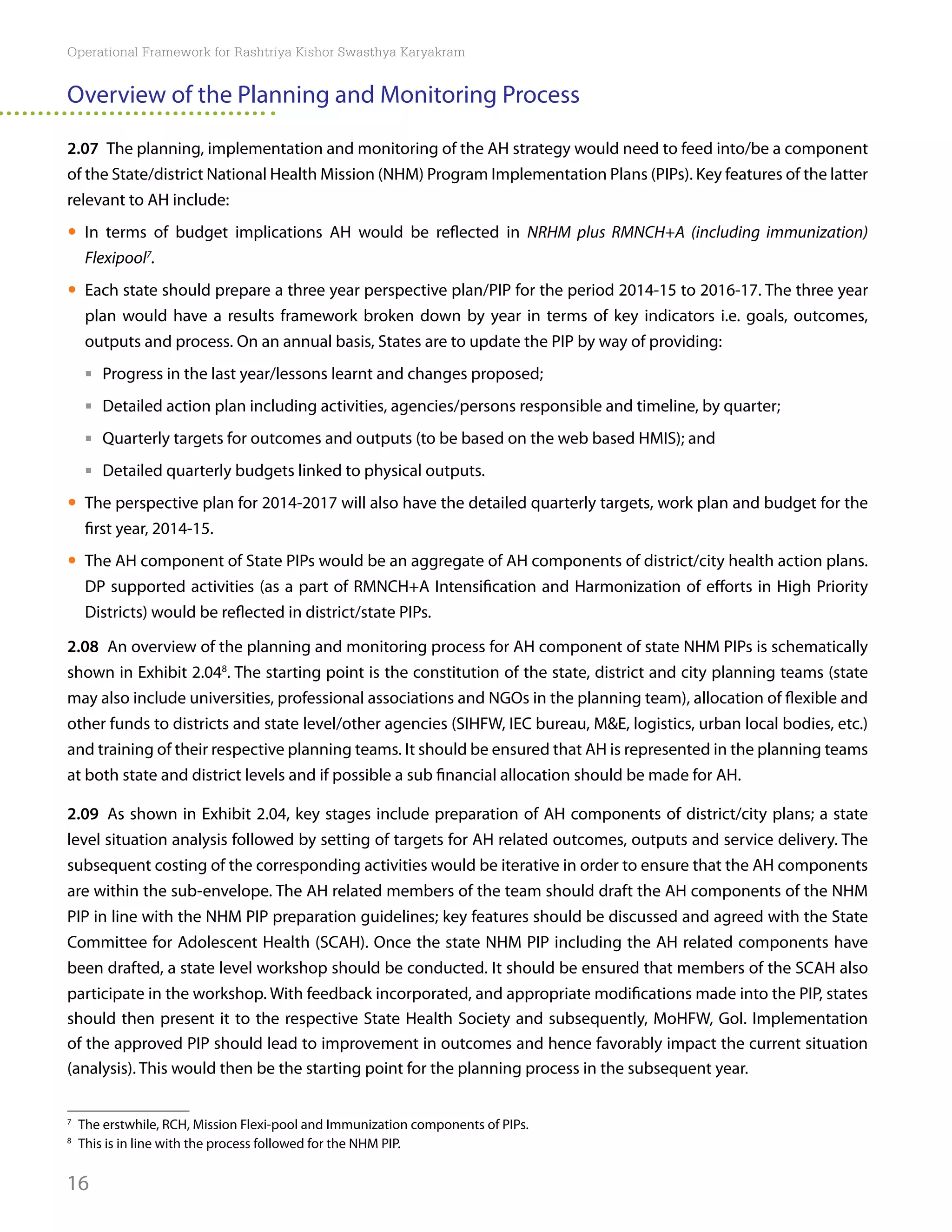 RKSK operational framework | PDF