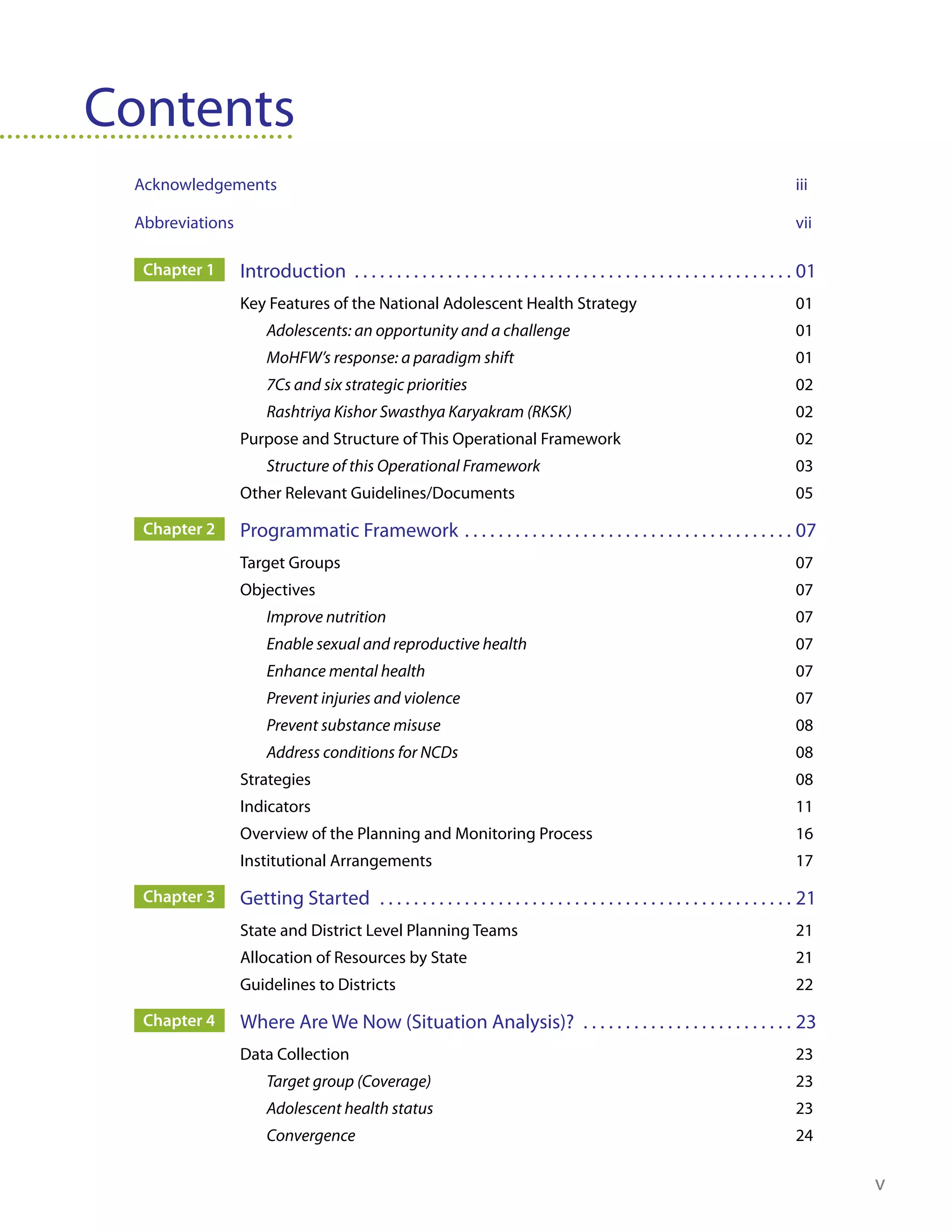 RKSK operational framework | PDF