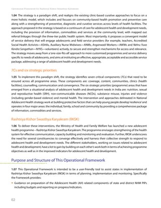 RKSK operational framework | PDF