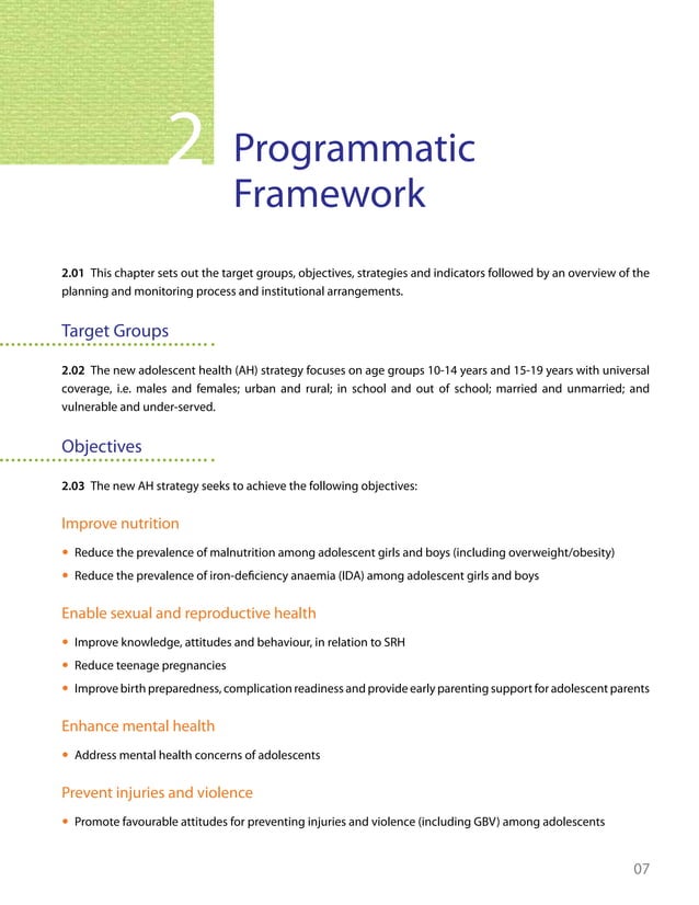 RKSK operational framework | PDF | Parenting Teens | Parenting