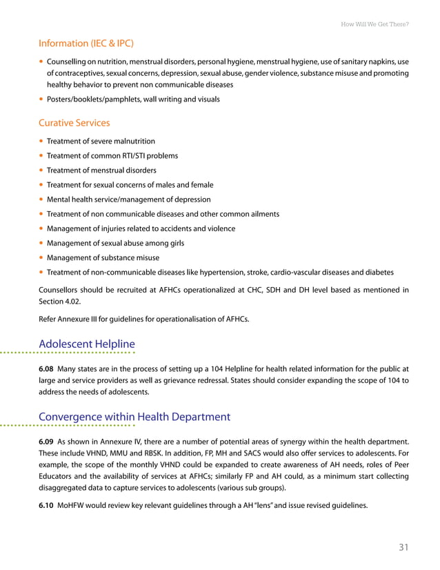 RKSK operational framework | PDF | Parenting Teens | Parenting
