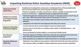 Rashtriya Kishor Swasthya Karyakram (RKSK) overview | PPTX