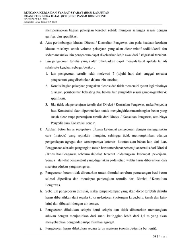 RKS Lanjutan Ruang Terbuka Hijau RTH Eks Pasar BoneBone.pdf