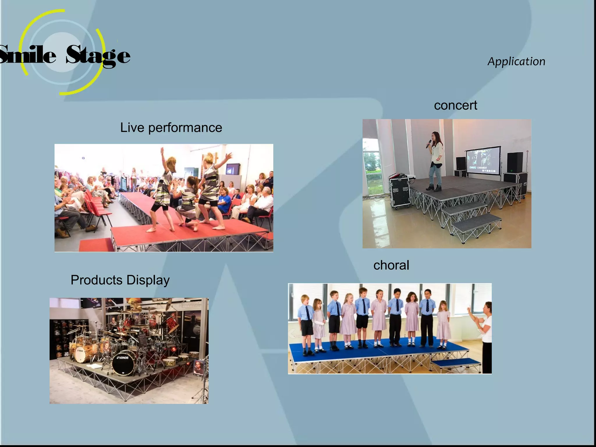 Portable smart stage system for event | PPT