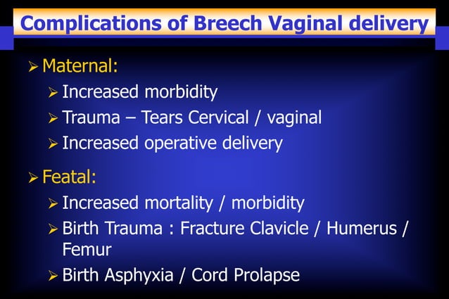 Breech Obstetrics. | PDF