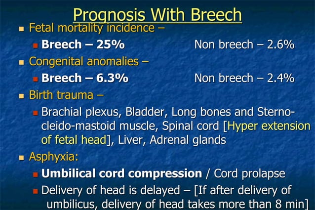 Breech Obstetrics. | PDF