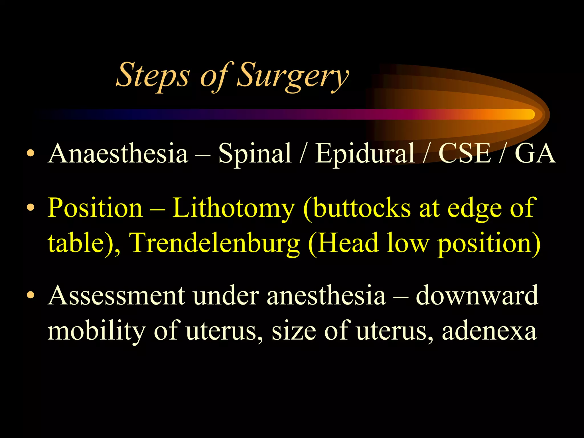 Vaginal Hysterectomy | PDF