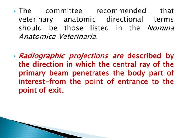 Rkvy radiographic positioning of dog | PPTX | Medical Tests | Medical ...