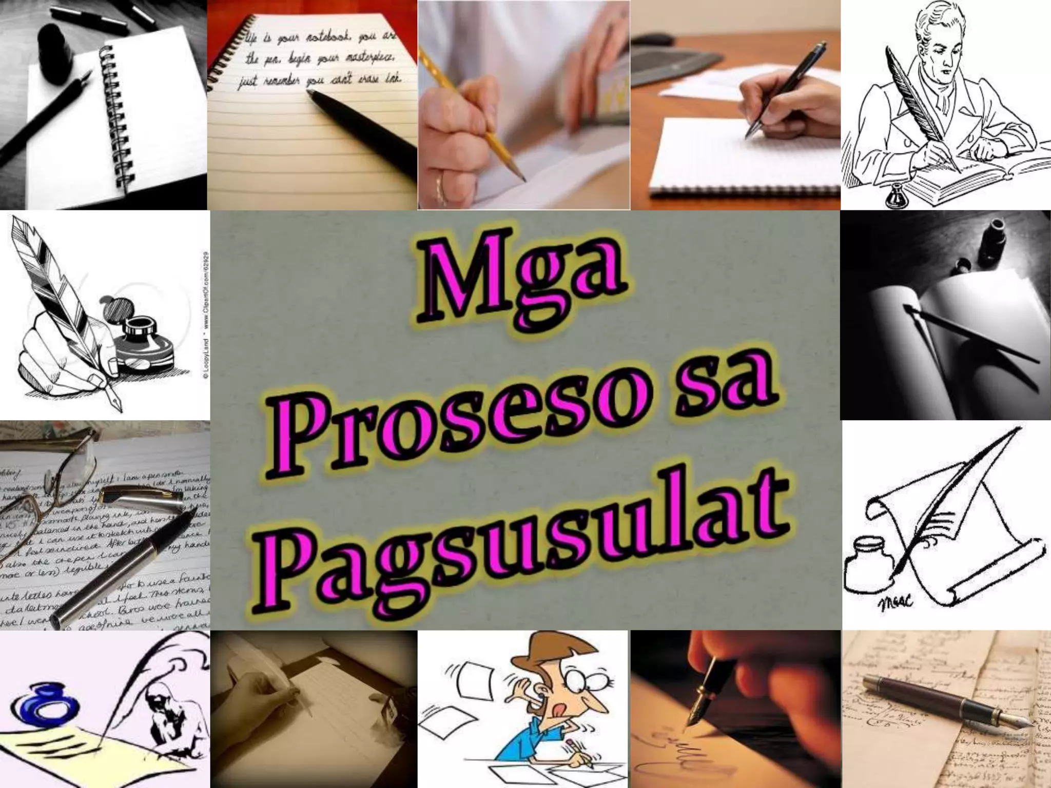 Mga proseso sa pagsusulat | PPTX