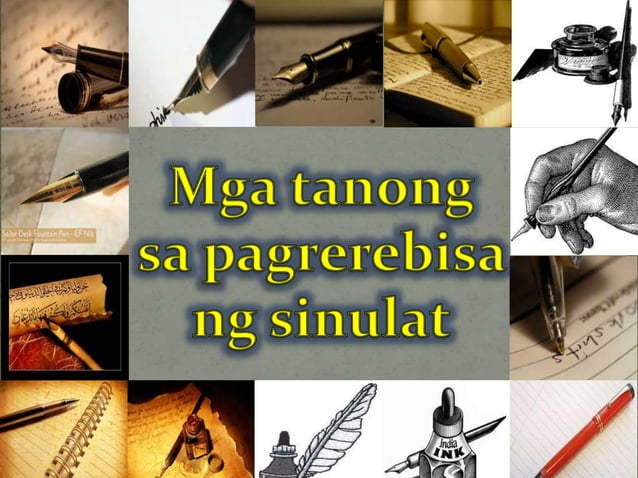 Mga proseso sa pagsusulat | PPTX