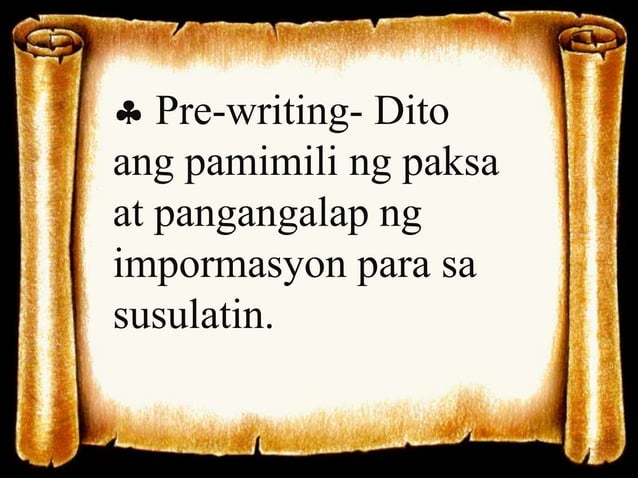 Mga proseso sa pagsusulat | PPTX