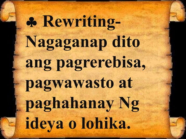 Mga proseso sa pagsusulat | PPTX