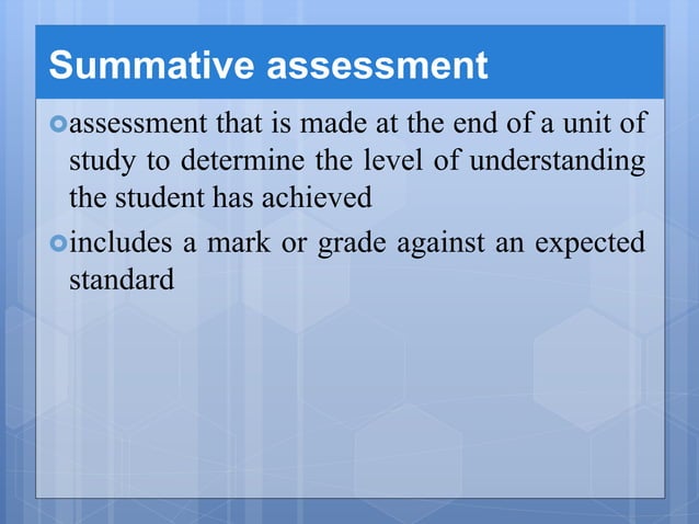 Assessment for learning | PPTX | Educational Assessment | Education