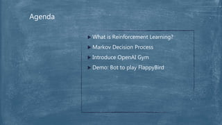 Introduce to Reinforcement Learning | PPTX