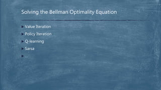 Introduce to Reinforcement Learning | PPTX