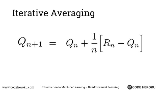 Introduction To Reinforcement Learning Code Heroku Ppt