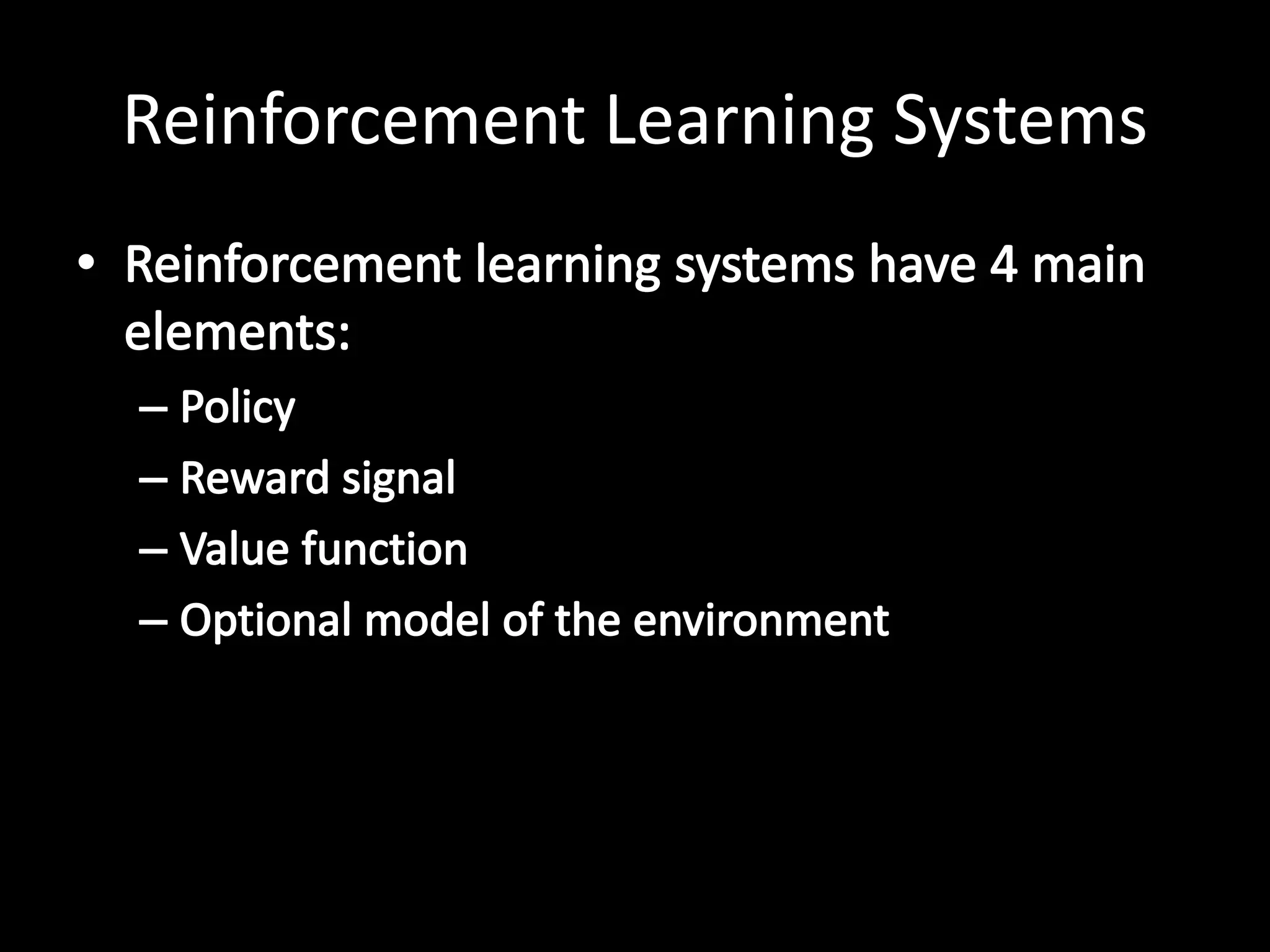 Reinforcement Learning and deep reinforcement learning | PPT