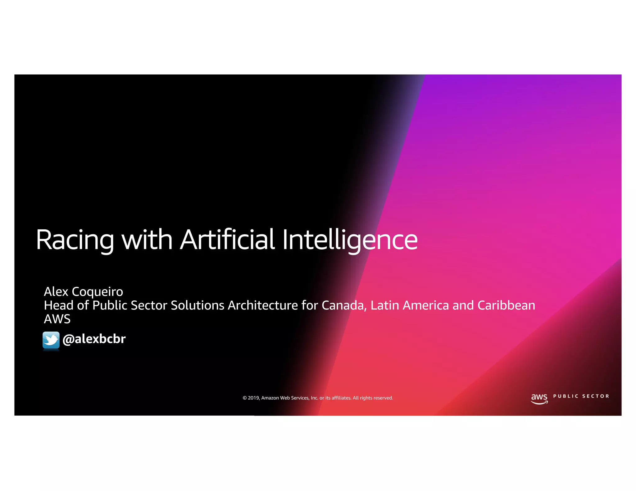 Reinforcement Learning with Sagemaker, DeepRacer and Robomaker | PPT