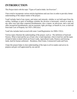 Types of land in India: An Overview | DOC