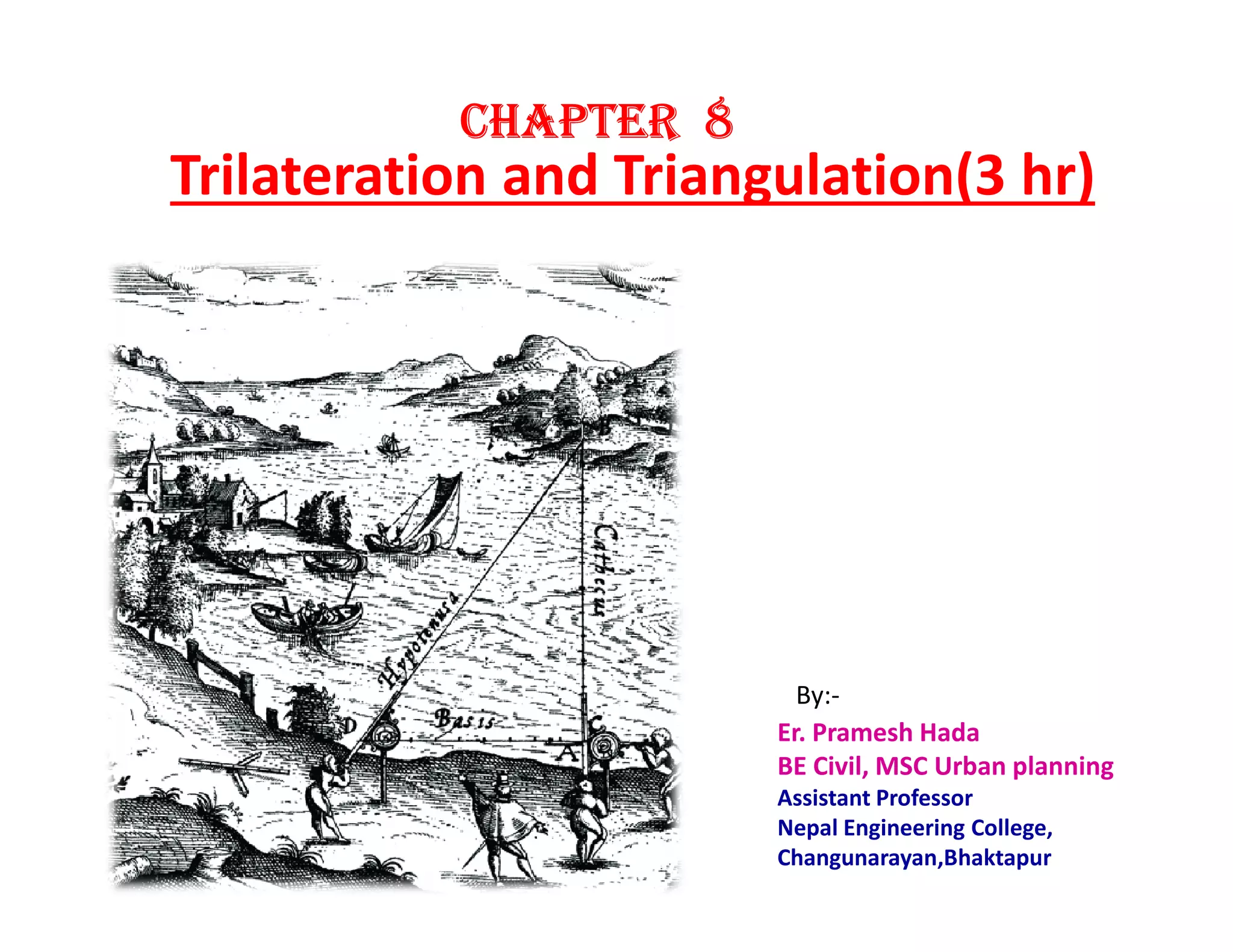 Triangulation and trilateration pdf... | PDF