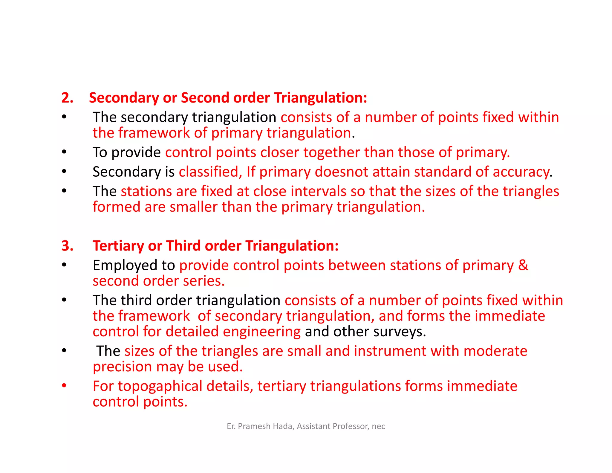 Triangulation and trilateration pdf... | PDF