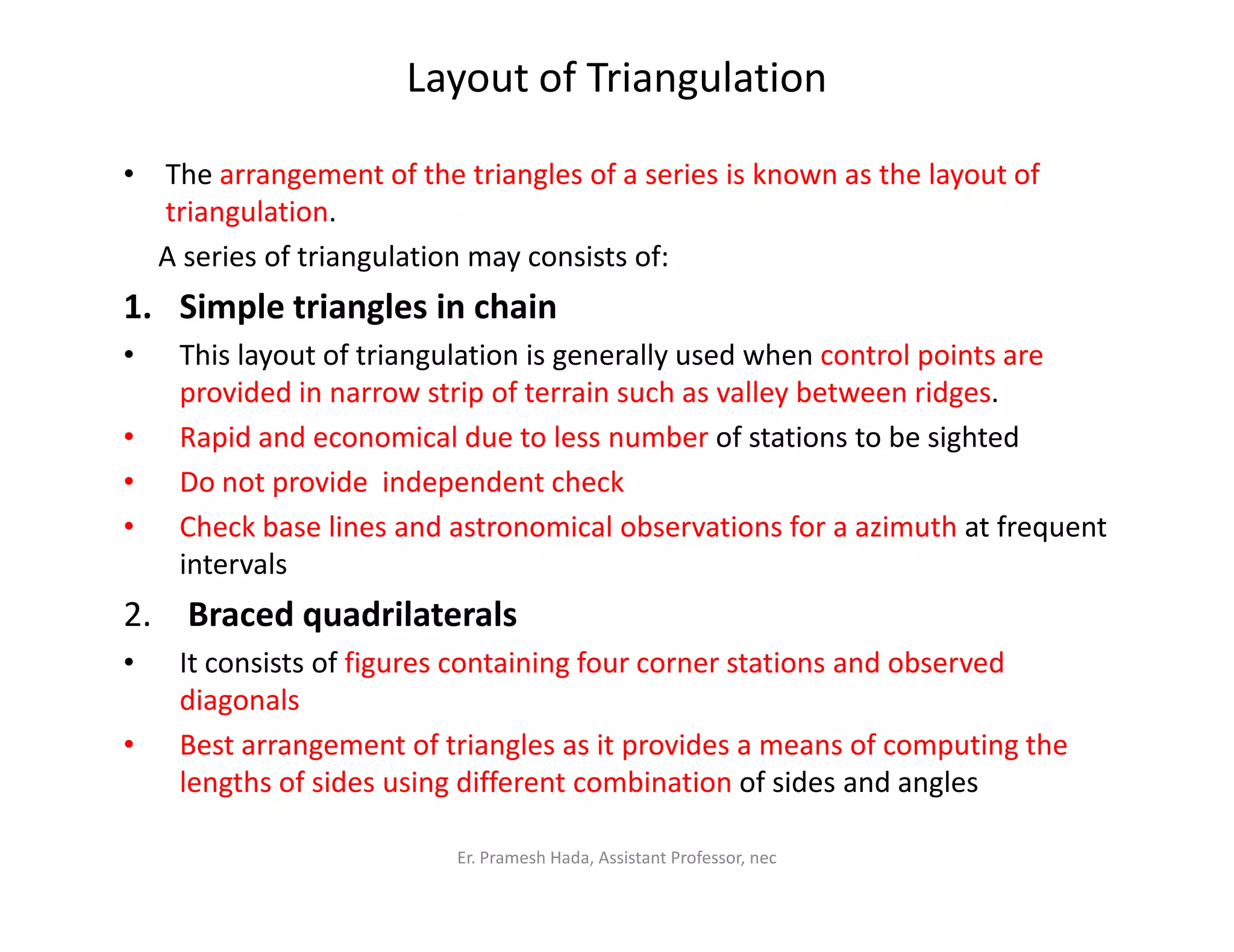 Triangulation and trilateration pdf... | PDF