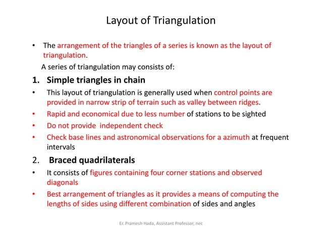 Triangulation and trilateration pdf... | PDF
