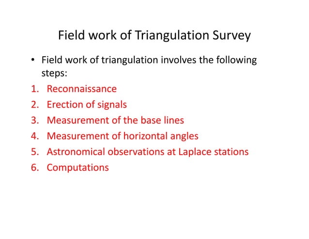 Triangulation and trilateration pdf... | PDF